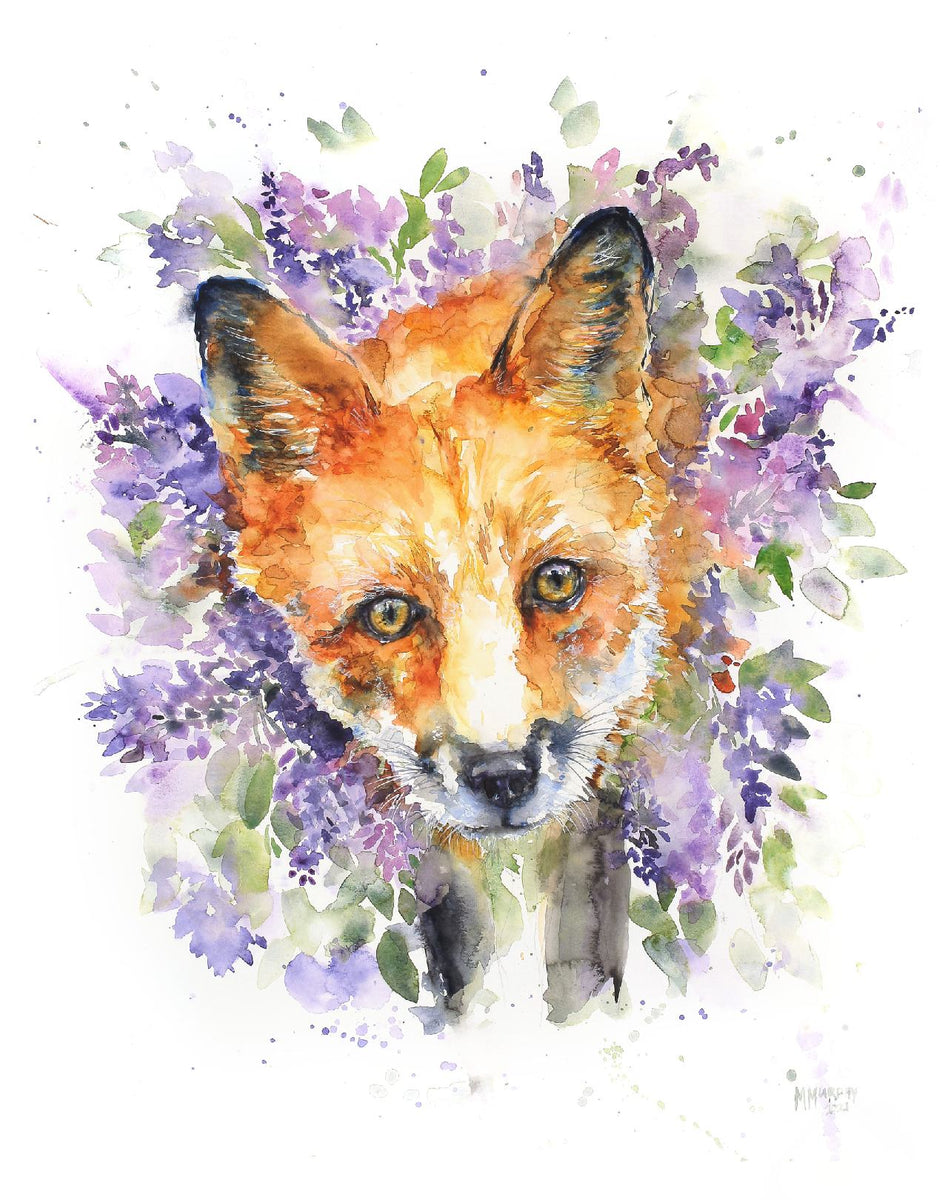 Lilac Fox | Michelle Murphy Paints